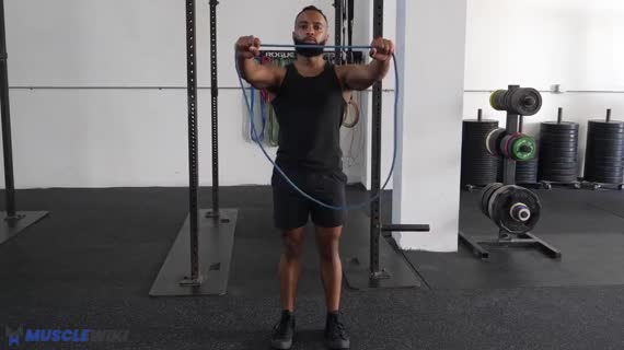 MuscleWiki - Band Pull Apart - Shoulders