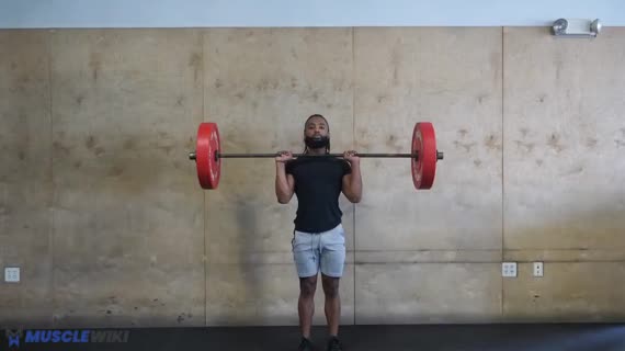 MuscleWiki - Powerbuilding - Overhead Press Day - Barbell Overhead Press