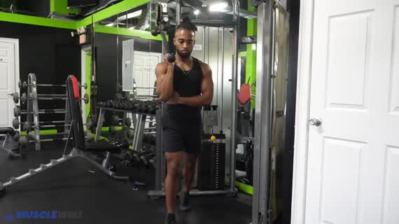 MuscleWiki - Cable Single Arm Skullcrusher - Triceps