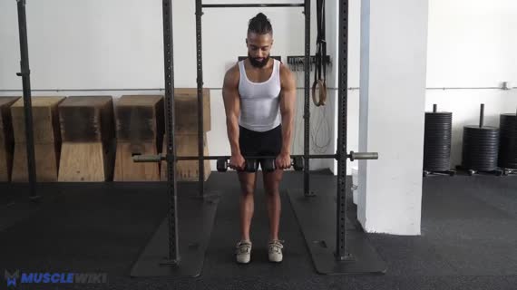 Dumbbell Waiters Bow Exercise Guide - Glutes Workout | MuscleWiki