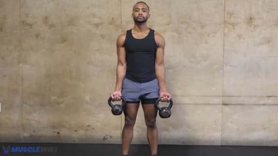 MuscleWiki - Kettlebell Curl - Biceps