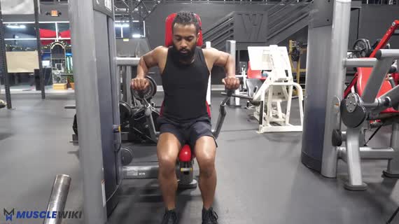 MuscleWiki - Machine Dips - Chest