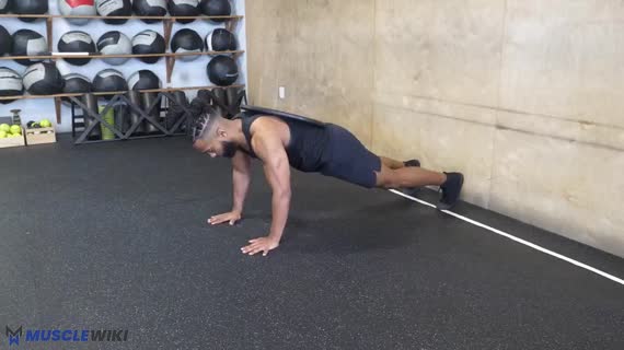 Weighted Plank Up Down Übungsanleitung - Abdominals Training | MuscleWiki