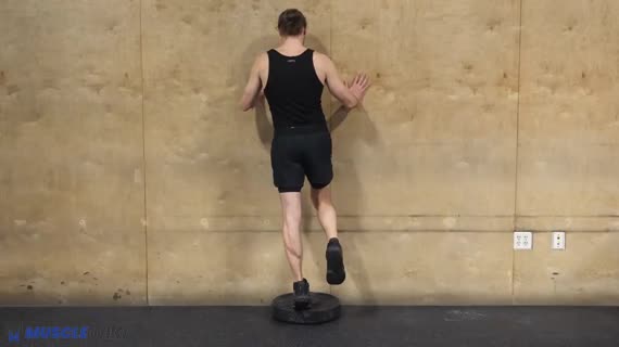 MuscleWiki - Calf Raise 2D Unilateral From Box - Calves