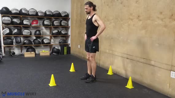 MuscleWiki - Clock Taps - Glutes