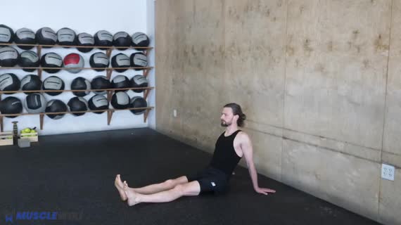 MuscleWiki - Floor Incline Leg Raise - Rectus Femoris