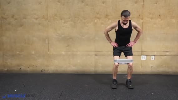 MuscleWiki - Banded Side Walks - Glutes