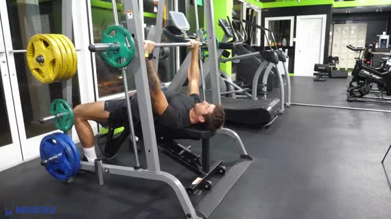 MuscleWiki - Smith Machine Bench Press - Chest