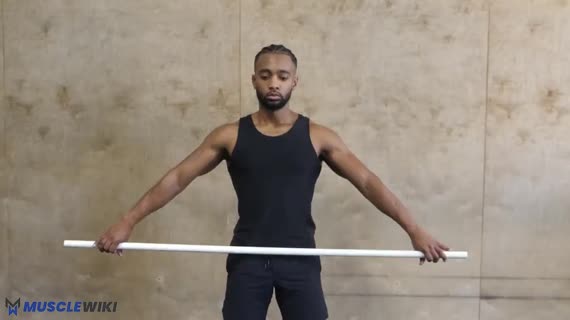 MuscleWiki - Pole Rotation - Shoulders