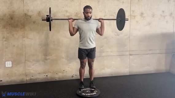 Barbell Calf Raises