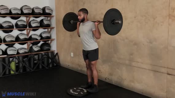 Barbell Calf Raises