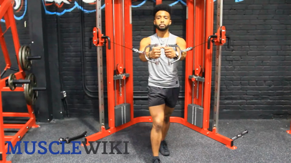 Upright Cable Pec Flys