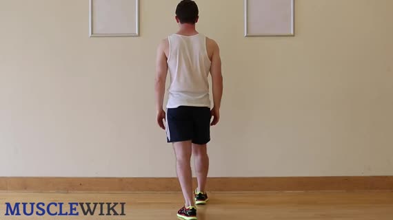 MuscleWiki - Calves Stretch Variation Two - Calves