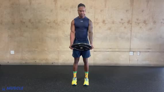MuscleWiki - Plate Single Leg Deadlift - Glutes